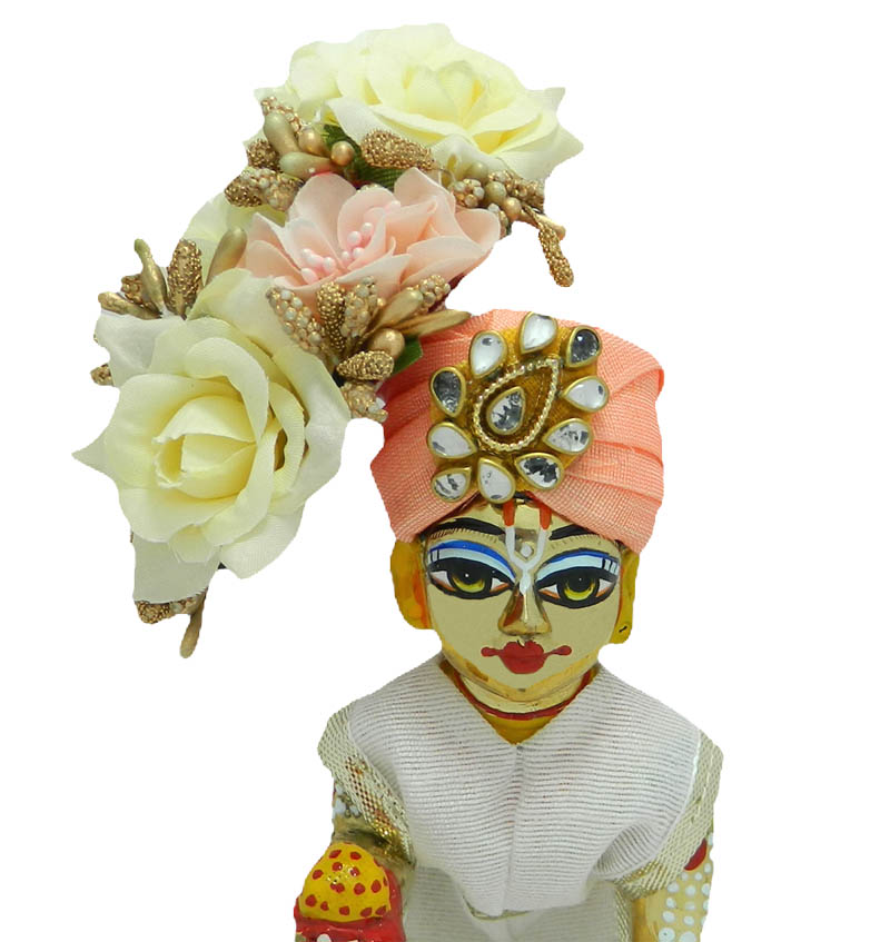 Buy Designer Multi White Flower Stone Patch Work Pagdi Online - Amfez.com