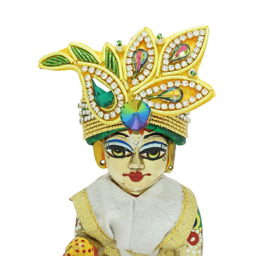 Designer Green Hand Work Zardozi Pugdi